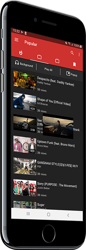 PlayTube est une interface de streaming légère et libre pour Android